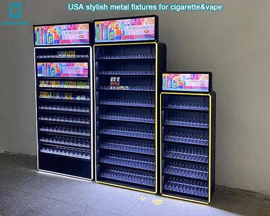 Custom capacity smooth pusher usa metal cigarette fixtures manufacturer ...